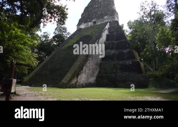 Tikal Pyramids in Guatemala Tikal National Park. Mayan Ruins, Temple ...