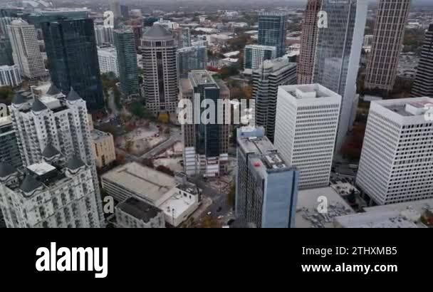 Atlanta Aerial v753 birds eye view drone flyover and around midtown and ... Atlanta Aerial v753 birds eye view drone flyover and around midtown and ...