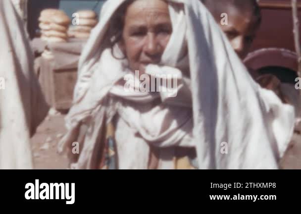 Morocco Islamic Arabic Women With Hijab Walking in High Temperature in ...