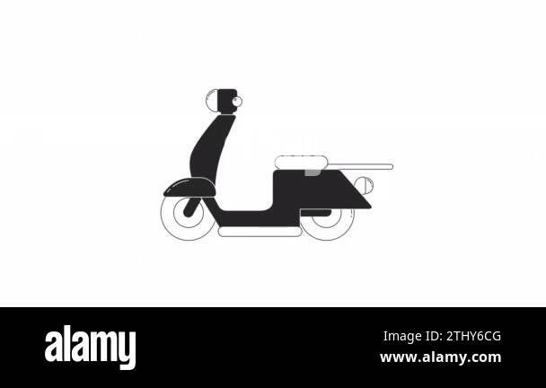 Motorcycle clipart outline Stock Videos & Footage - HD and 4K Video ...
