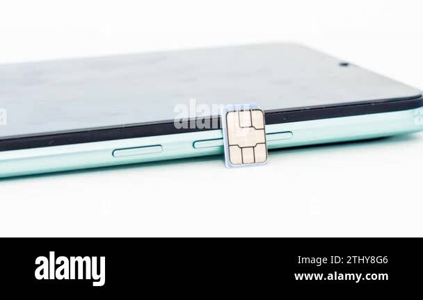 Sim card on mobile Stock Videos & Footage - HD and 4K Video Clips - Alamy