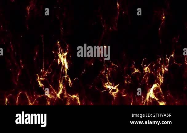 Fire particle shockwave blowing transition reveal overlay isolated on alpha background Stock ...