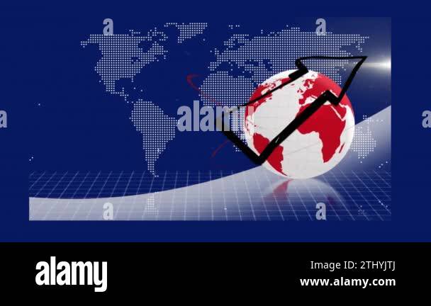 Internet map globe world arrow Stock Videos & Footage - HD and 4K Video ...