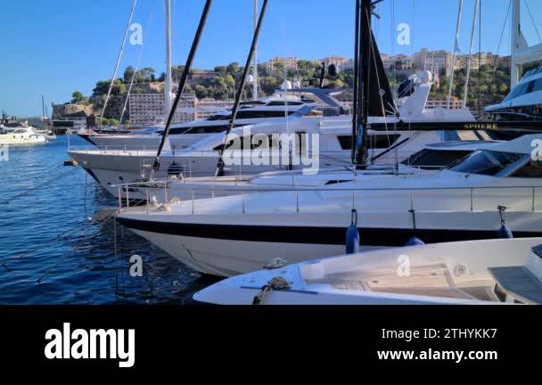 Monte-Carlo, Monaco - September 11, 2022: 8K Side View Of Luxurious ...