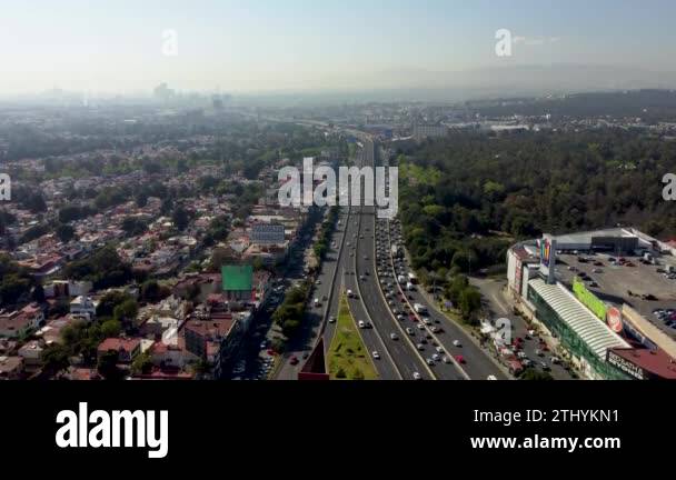 Naucalpan, Mexico - March 2022 Emblematic satellite towers are observed ...