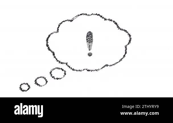 Comic bubble exclamation mark Stock Videos & Footage - HD and 4K Video ...