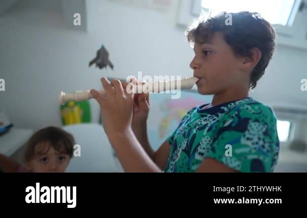 Kid playing the flute Stock Videos & Footage - HD and 4K Video Clips ...