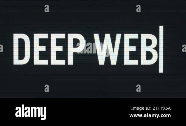 Closeup of Deep Web being Typed onto Vintage Computer Monitor with ...