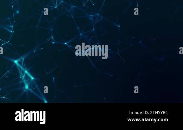 Network Connection Structure Big Data Connecting Points And Lines Abstract Technology