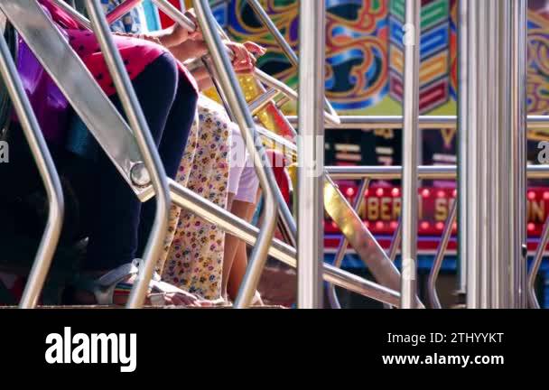 Funfair chair swing ride on Stock Videos & Footage - HD and 4K Video ...