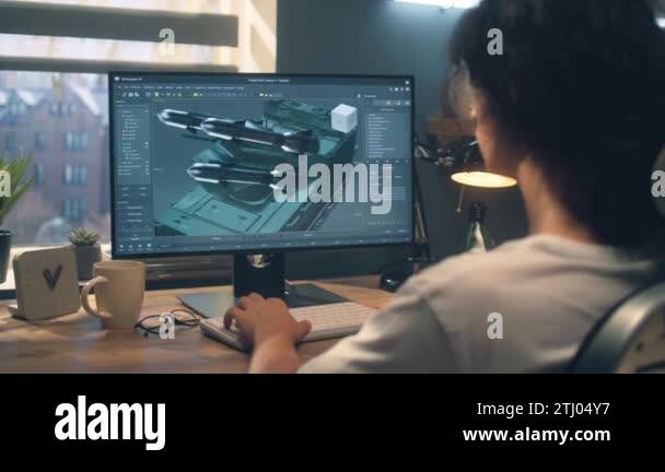 Male designer creating 3d model Stock Videos & Footage - HD and 4K ...