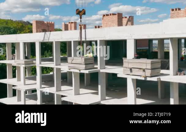 Building buildings builder lifting crane Stock Videos & Footage - HD ...