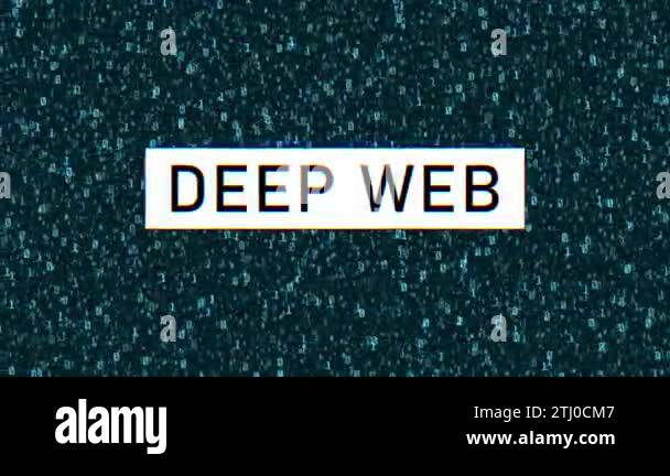 Deep web concept over binary code. deep web text over binary background with glitch effect Stock ...