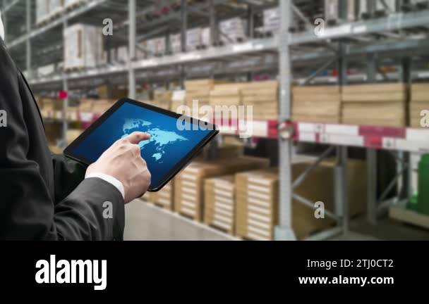 Warehouse management deft software in computer for real time monitoring ...