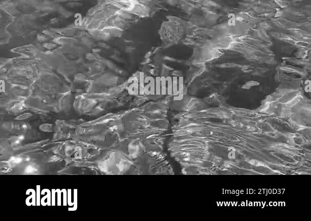 Transparent sea salt water texture. Top view of the water surface and ...