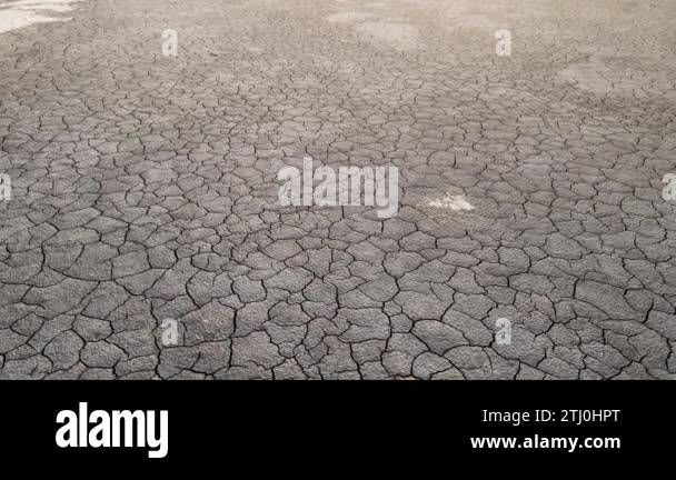 Geology.Dried-up riverbeds and lakes. Drought, global warming and ...