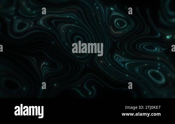 Abstract Digital Web Network And Flowing Data Lines 4k Animation Of An Abstract Technology