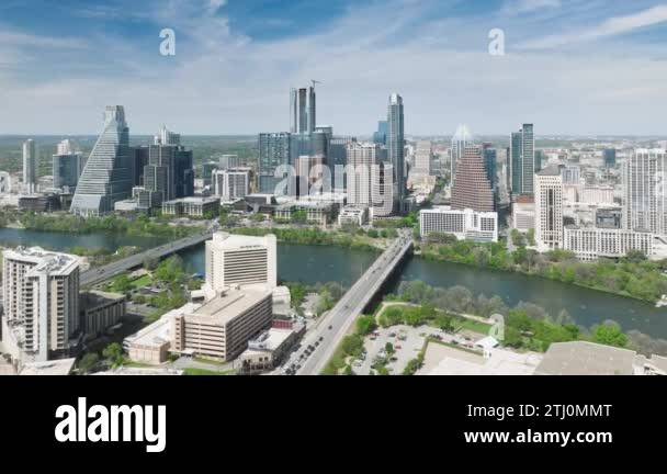 Austin downtown skyline view Stock Videos & Footage - HD and 4K Video ...
