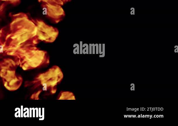 Fire shockwave blowing transition reveal overlay isolated on alpha ...