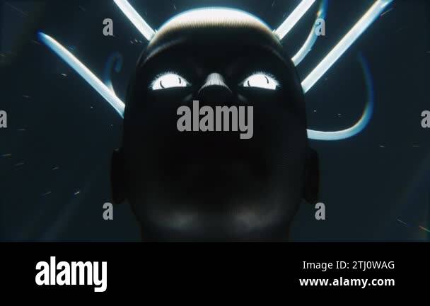 Futuristic human concept animation Stock Video Footage - Alamy