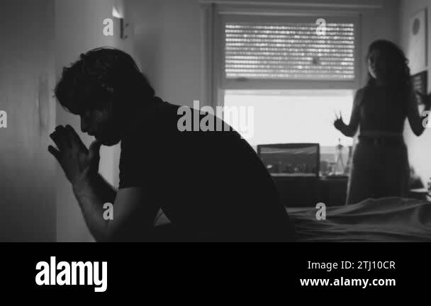 Intense Relationship Conflict: Man and Woman in the Midst of a Breakup ...
