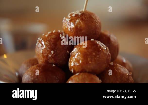 Luqaimat traditional arabic sweet dumplings sweet ramadan food Stock ...