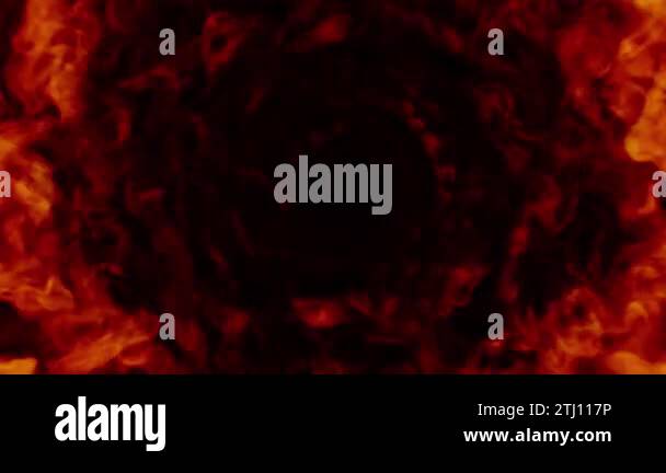 Fire shockwave blowing transition reveal overlay isolated on alpha background Stock Video ...