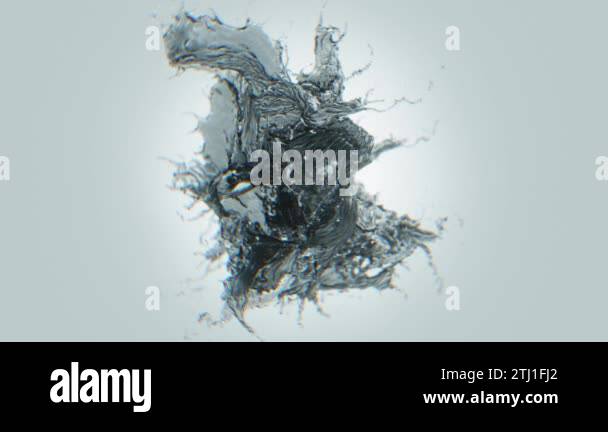 Water Splash Slow Motion Background/ 4k motion graphics of a slow ...