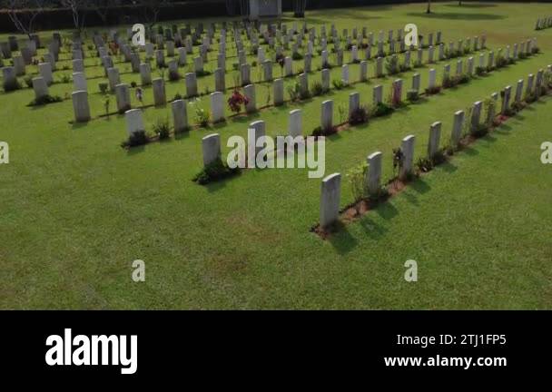 Perak, Malaysia - April 18, 2023: The Taiping War Cemetery is the final ...
