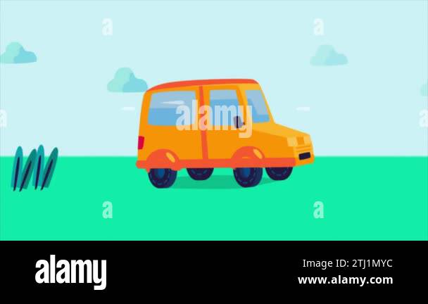 Driving cartoon Stock Videos & Footage - HD and 4K Video Clips - Alamy