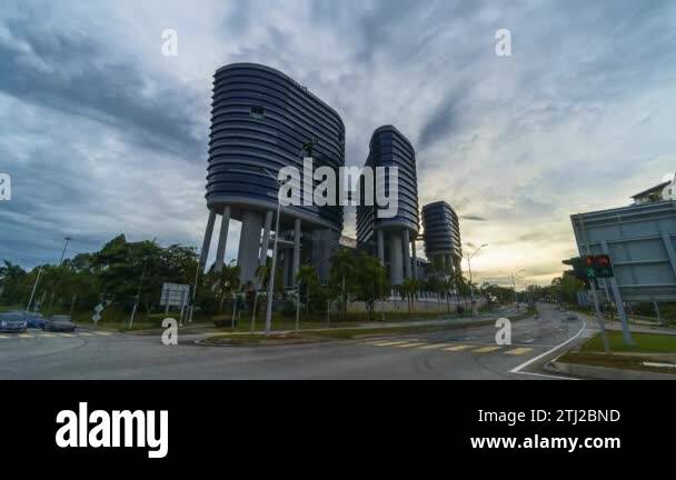 PUTRAJAYA, MALAYSIA - Sept 18, 2022: Timelapse footage of Malaysian ...