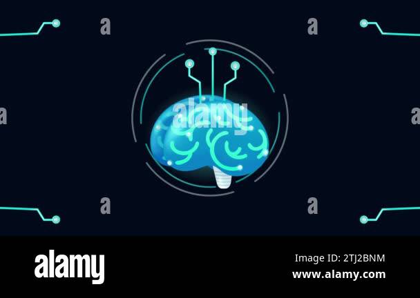 Artificial human brain vector Stock Videos & Footage - HD and 4K Video ...