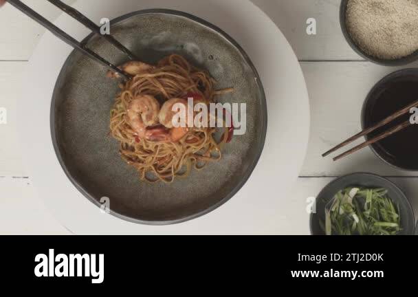 Cooking chinese noodles wok Stock Videos & Footage - HD and 4K Video ...