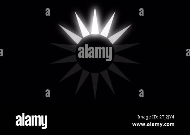 Loading Circle Video with Glow. Loading Animation on Transparent ...