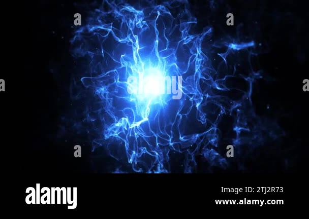 Shockwave Explosion Particles Spinning Background/ 4k animation of an ...