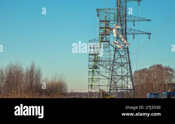 Erected pylon Stock Videos & Footage - HD and 4K Video Clips - Alamy