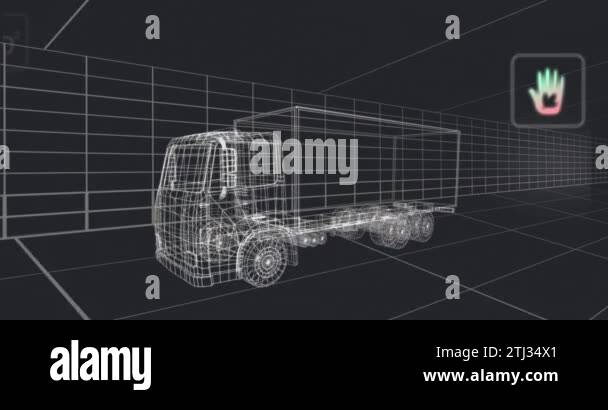 Animation of animation of car drawing over car drawing spinning on ...