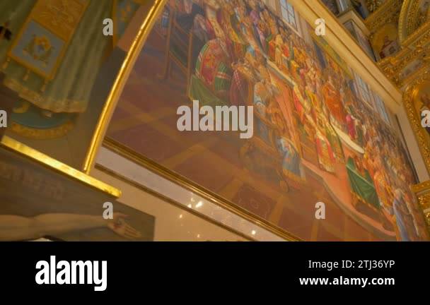 Church Council Fresco Dormition Cathedral Orthodox Church Fathers ...