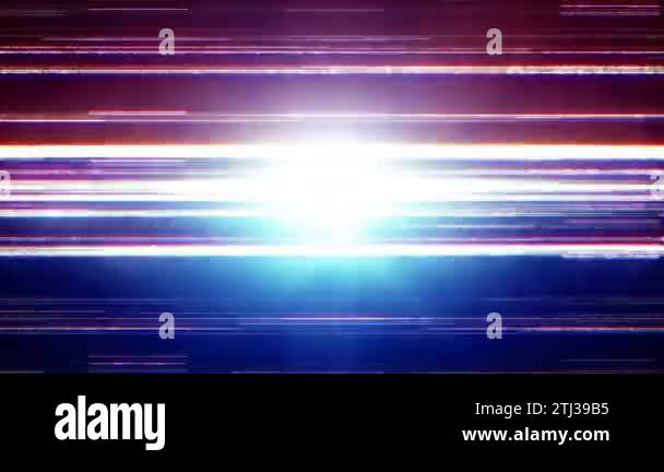 Five Seconds Countdown Timer With Line Noise Effect Animation Abstract