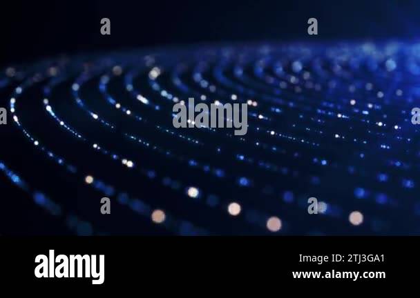 abstract 3D render big data visualization. Futuristic infographics ...