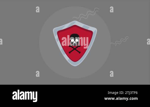 Cyber security tech shield animation Stock Videos & Footage - HD and 4K ...