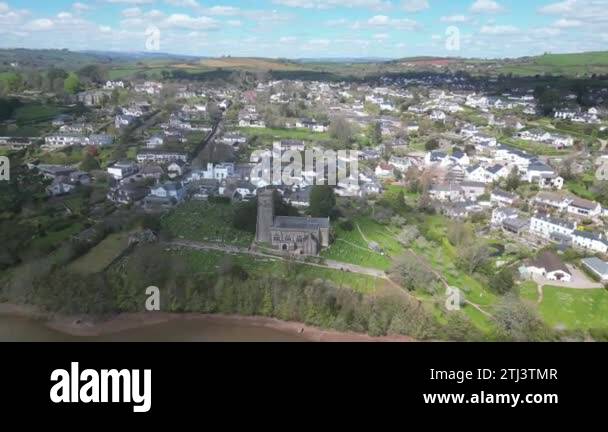 Stoke Gabriel, South Devon, England: DRONE AERIAL VIEWS: Stoke Gabriel ...