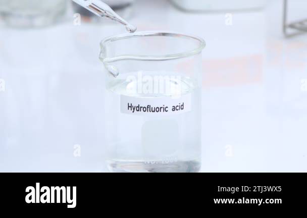 Hydrofluoric acid, Hazardous chemicals and symbols on containers ...