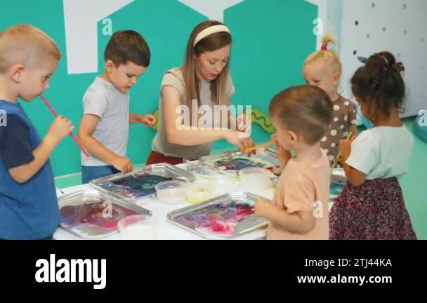 Kindergarten fun activities Stock Videos & Footage - HD and 4K Video ...