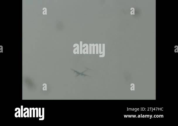rome, italy may 1945: passage of an airplane during the second world ...