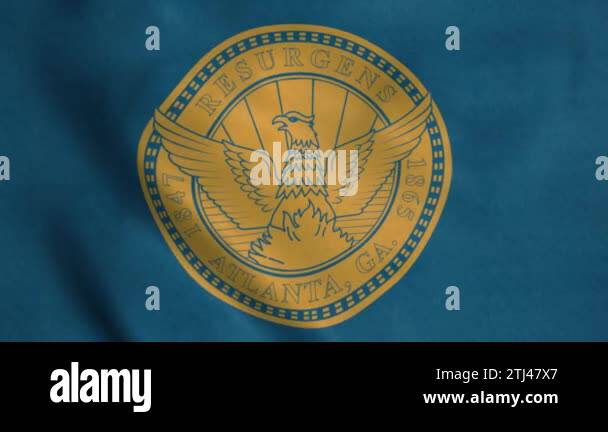 Atlanta flag Stock Videos & Footage - HD and 4K Video Clips - Alamy