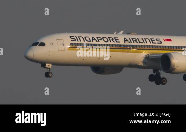 BANGKOK, THAILAND - MARCH 01, 2023: Boeing 787-10 Dreamliner, 9V-SCM of ...