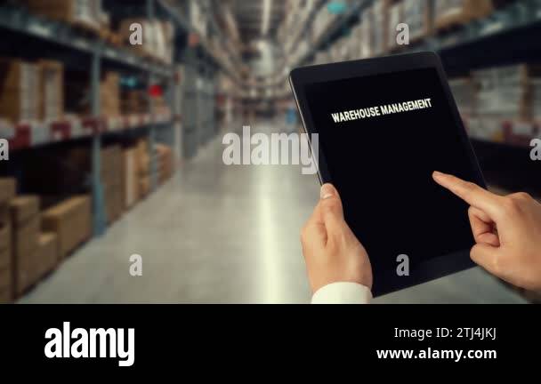 Warehouse management deft software in computer for real time monitoring ...