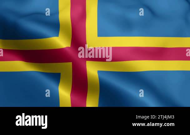 land Flag video waving in wind. land Flag Wave Loop waving in wind ...