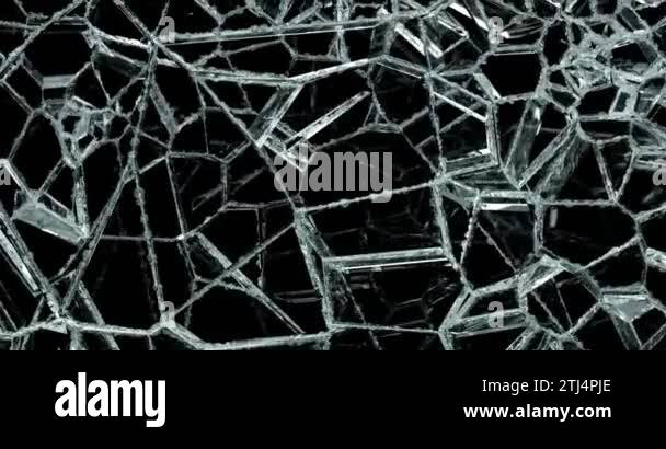 slow motion of shattered glass Shatter Mirror Broken Crack Glass visual ...